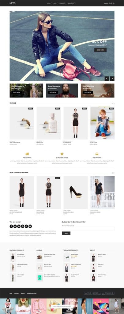 Neto - The Best and Beautiful eCommerce WordPress Theme